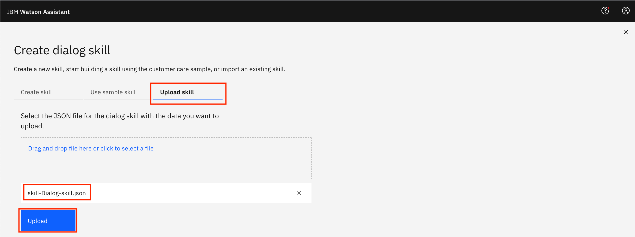 Creating a dialog skill - Cognitive 101 Training